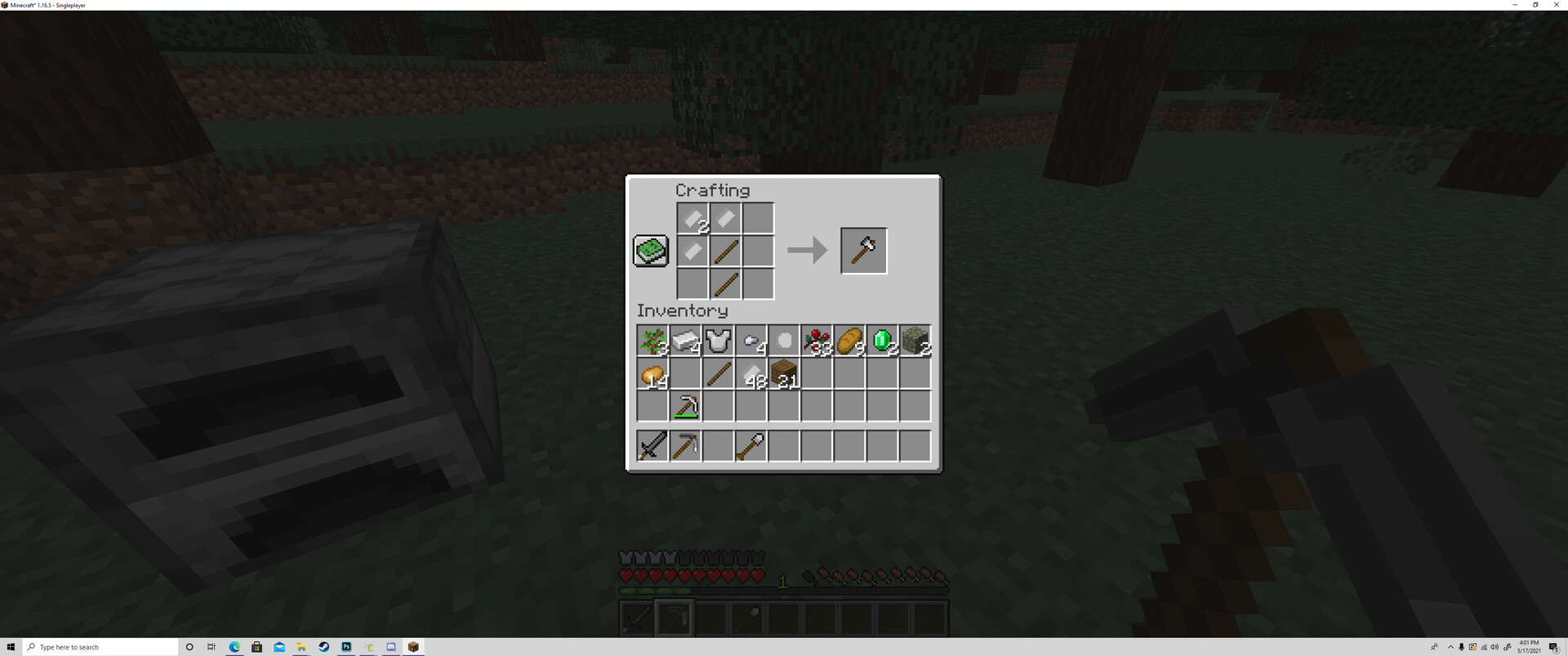 Minecraft but with plastic Minecraft Mod