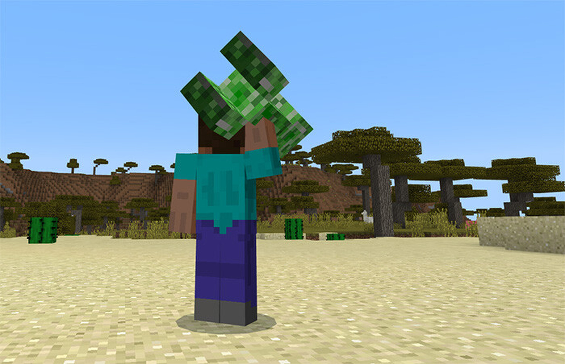 Throwable Creeper bedrock mod Minecraft Mod