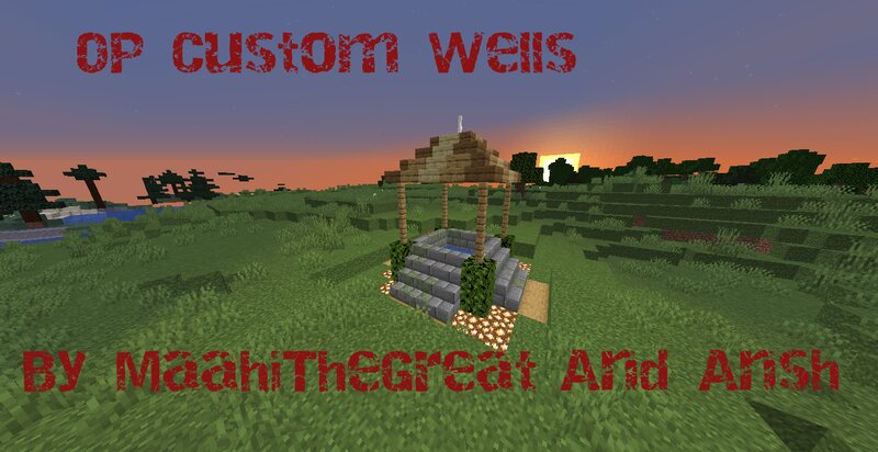 Custom Wells In 1.16.5 By MaahiTheGreat Minecraft Mod