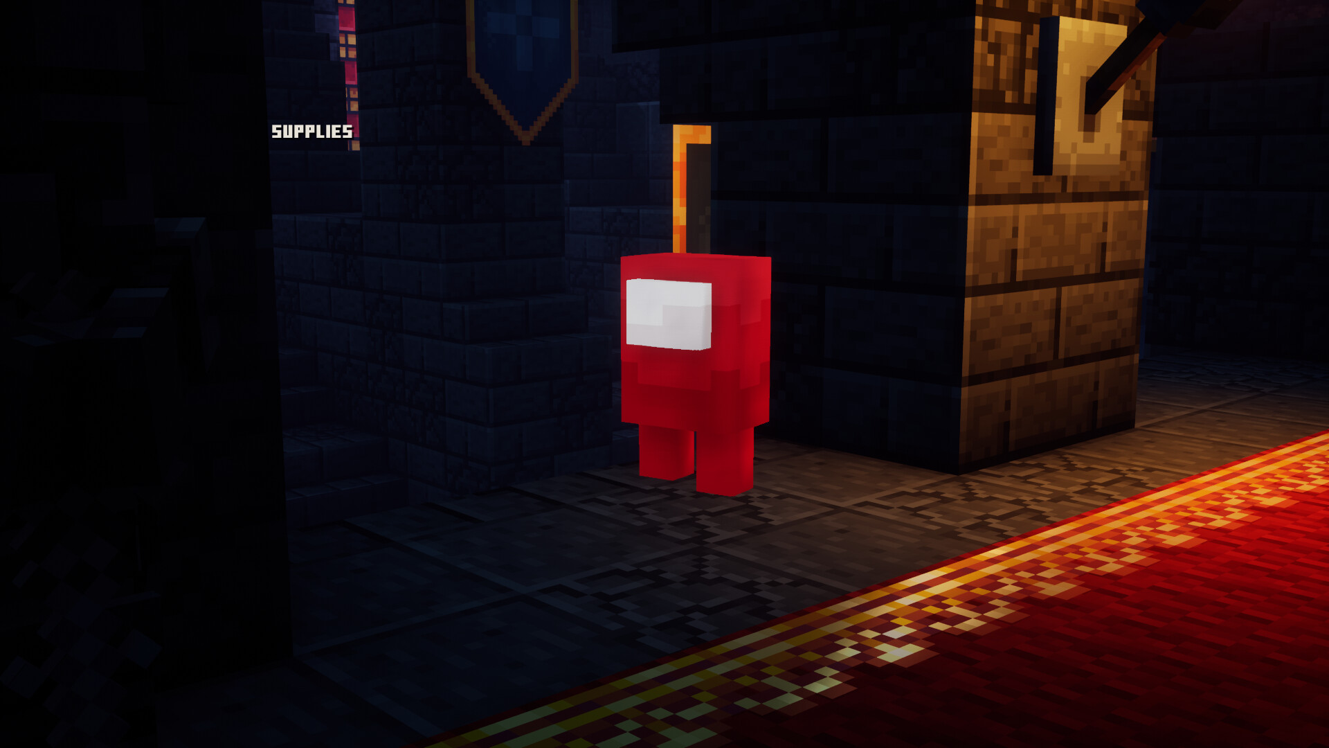 Mini Crewmate Pet [MCDungeons Mod] Minecraft Mod