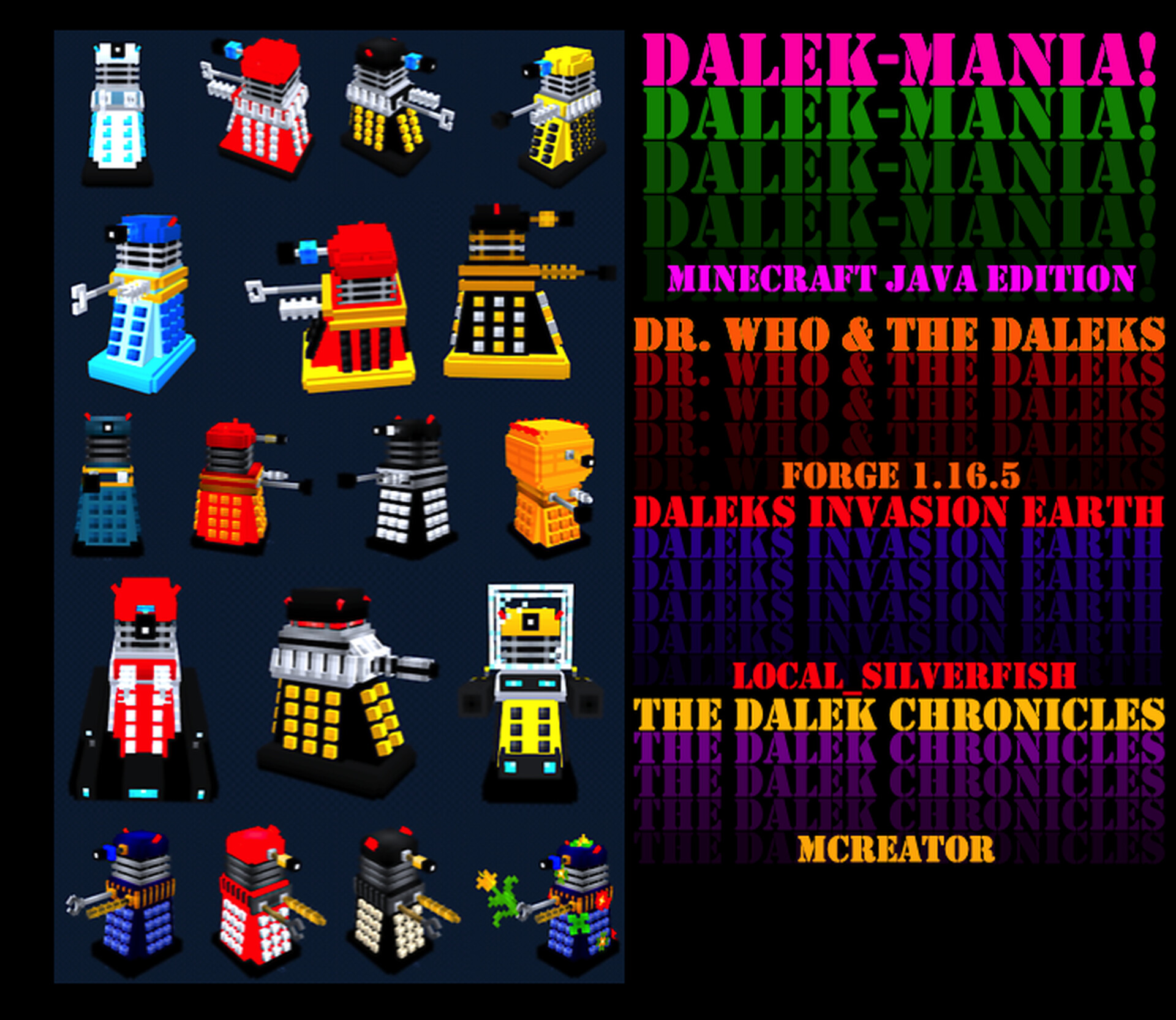 DALEK-MANIA! Minecraft Mod