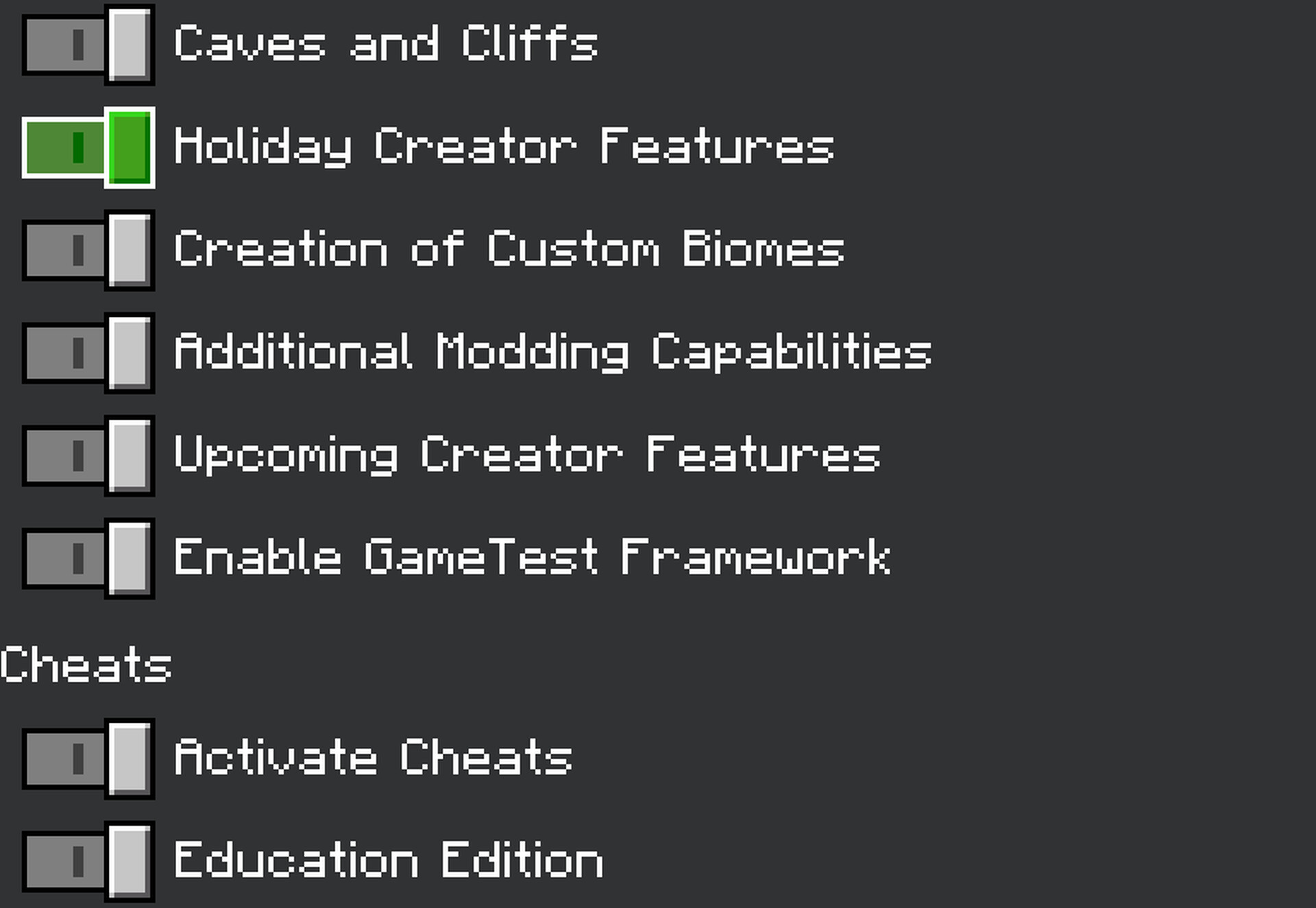 Bedrock Edition Hardcore Mode with UHC Minecraft Mod