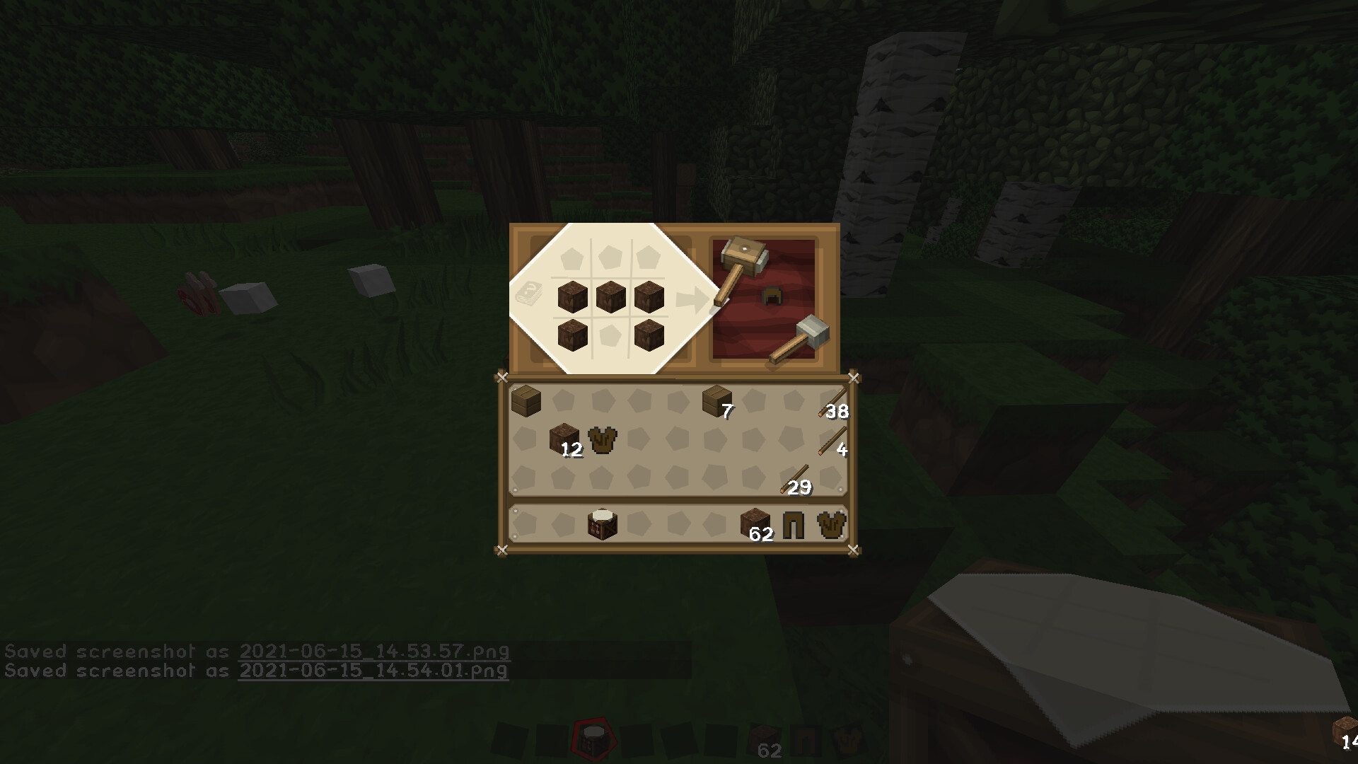 minecraft but you can craft dirt tool Minecraft Mod