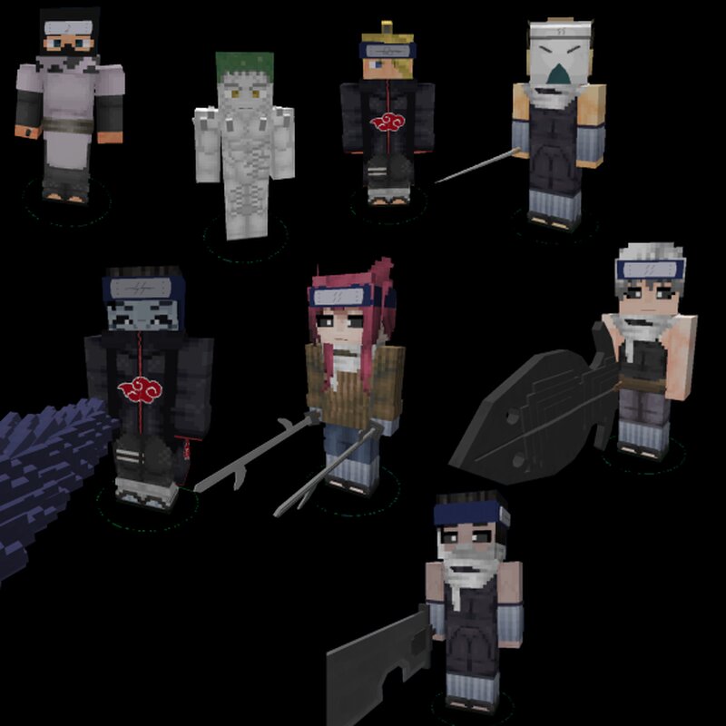 Naruto Mod: Become a Shinobi (in developing) Minecraft Mod