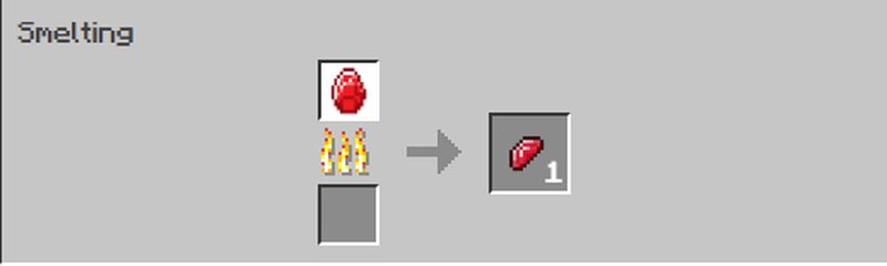 Ruby shard (bedrock only) Minecraft Mod