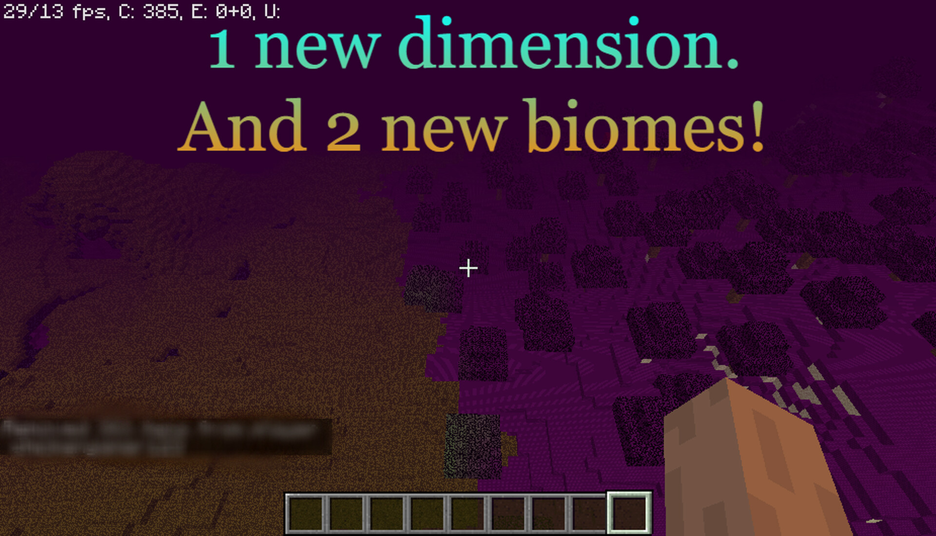Another end dimension! Minecraft Mod