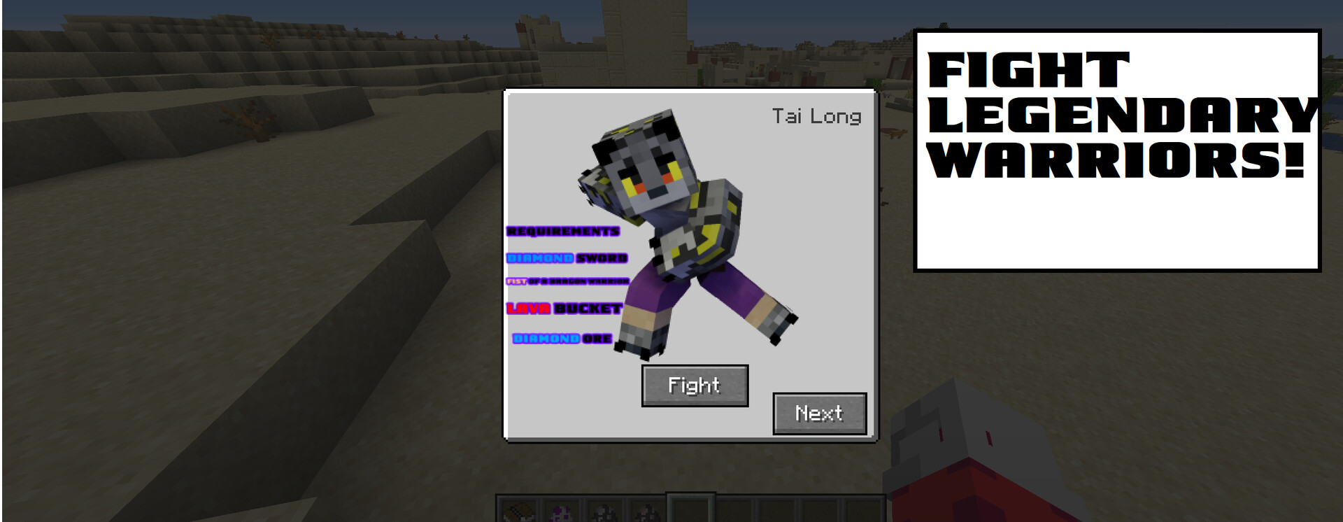 Kung Fu Panda Mod 1.16.5 Minecraft Mod