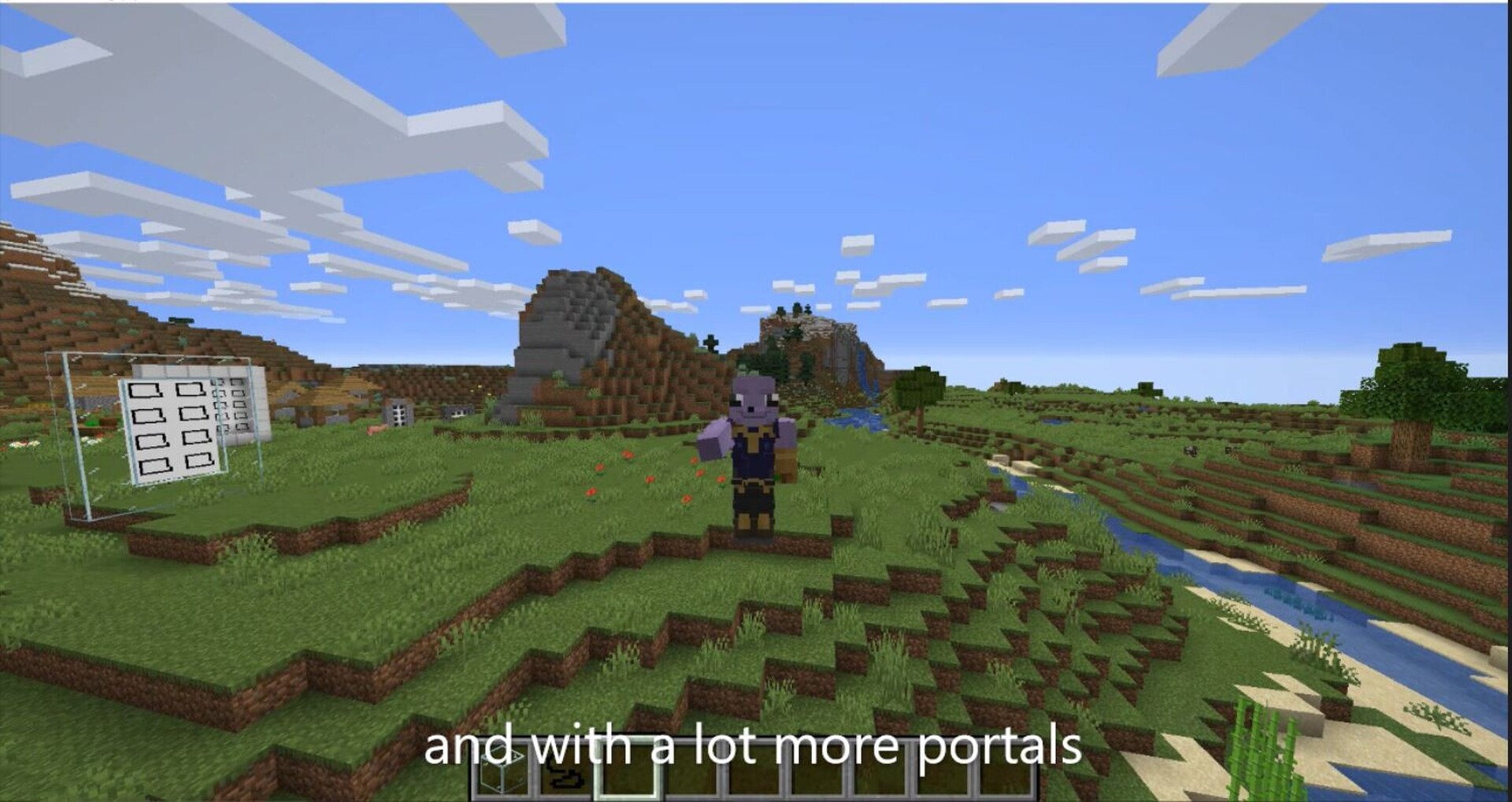 10 portal of 10 blocks Minecraft Mod