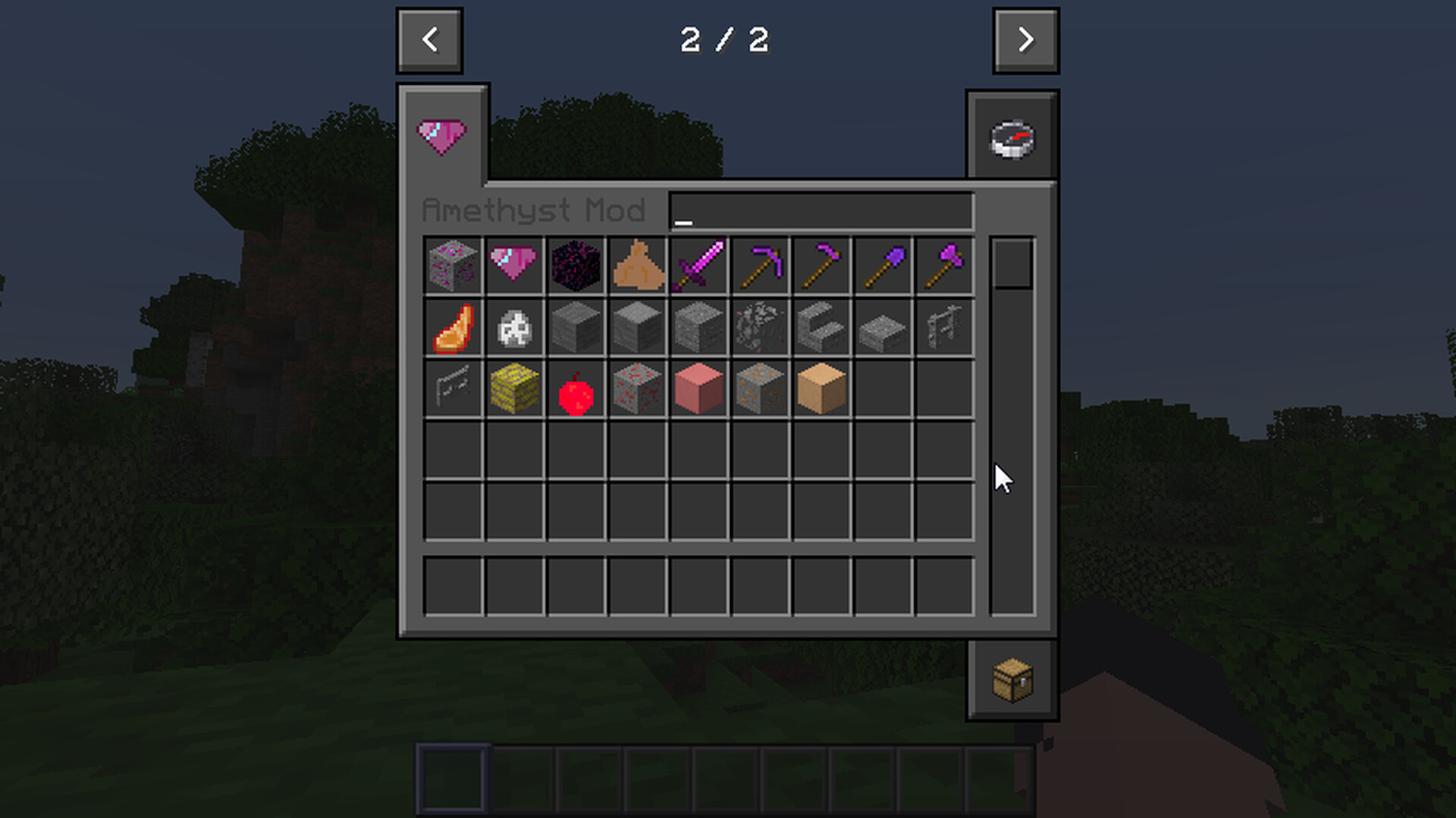 The Amethyst Mod Minecraft Mod
