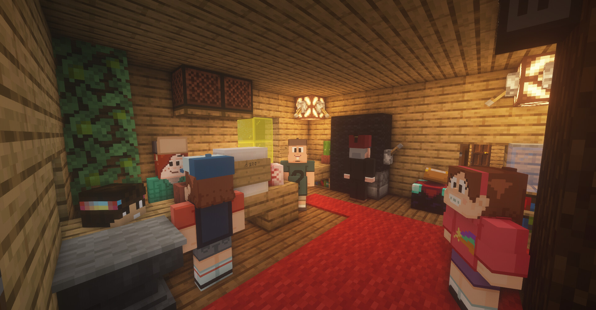 Gravity Falls Characters Mod Minecraft Mod