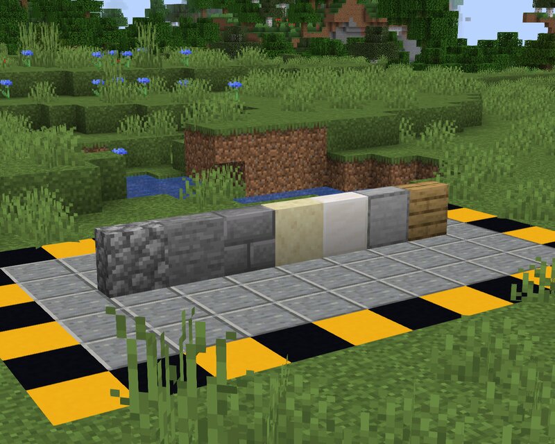 Vertical slabs! Minecraft Mod