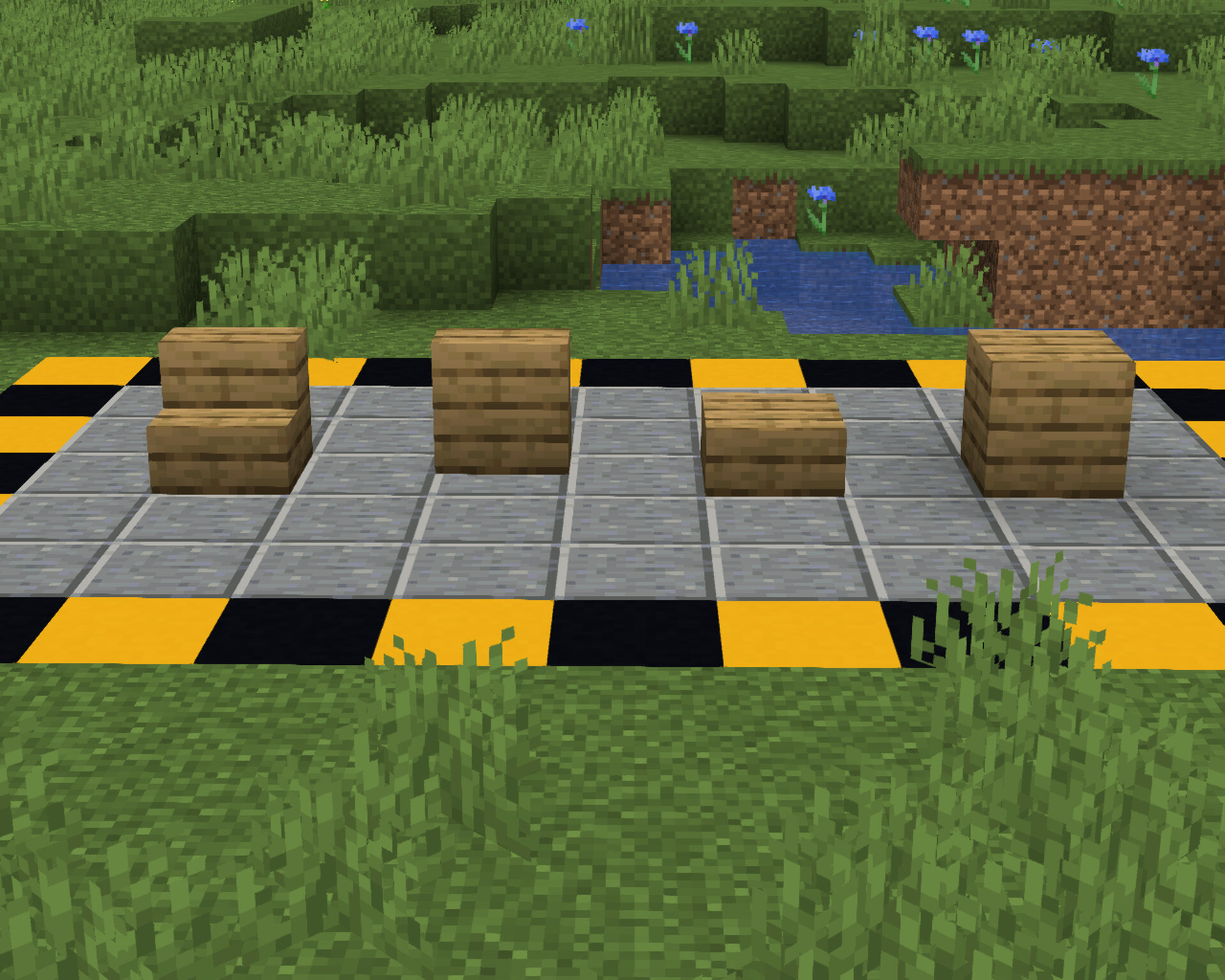 Vertical slabs! Minecraft Mod