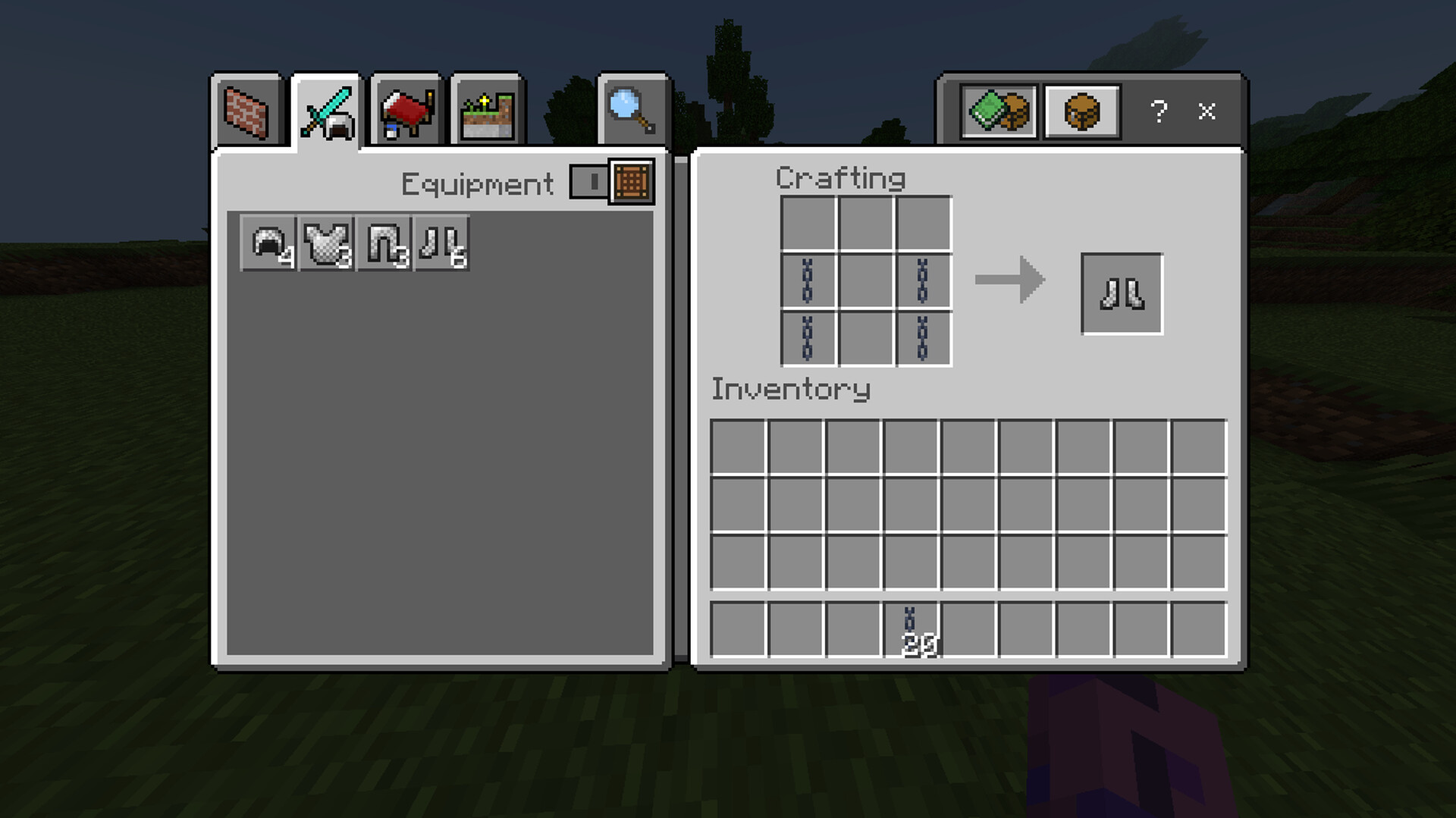 Craftable Chain Armor For Bedrock Edition Minecraft Mod