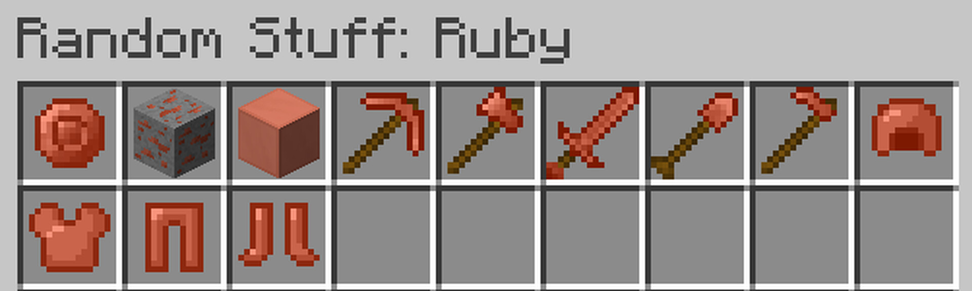 Random Stuff Minecraft Mod