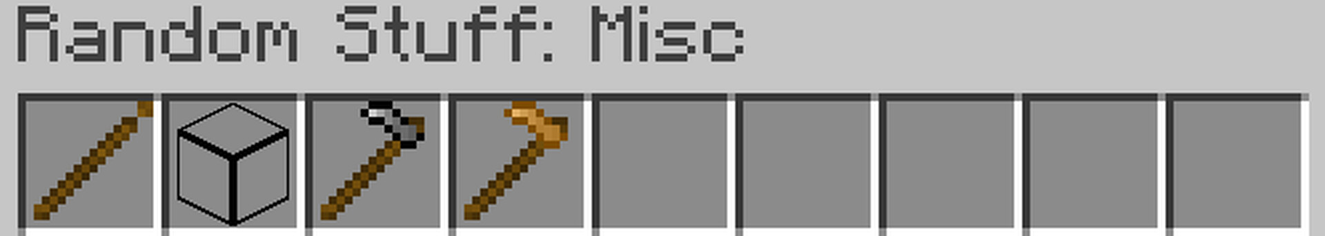 Random Stuff Minecraft Mod