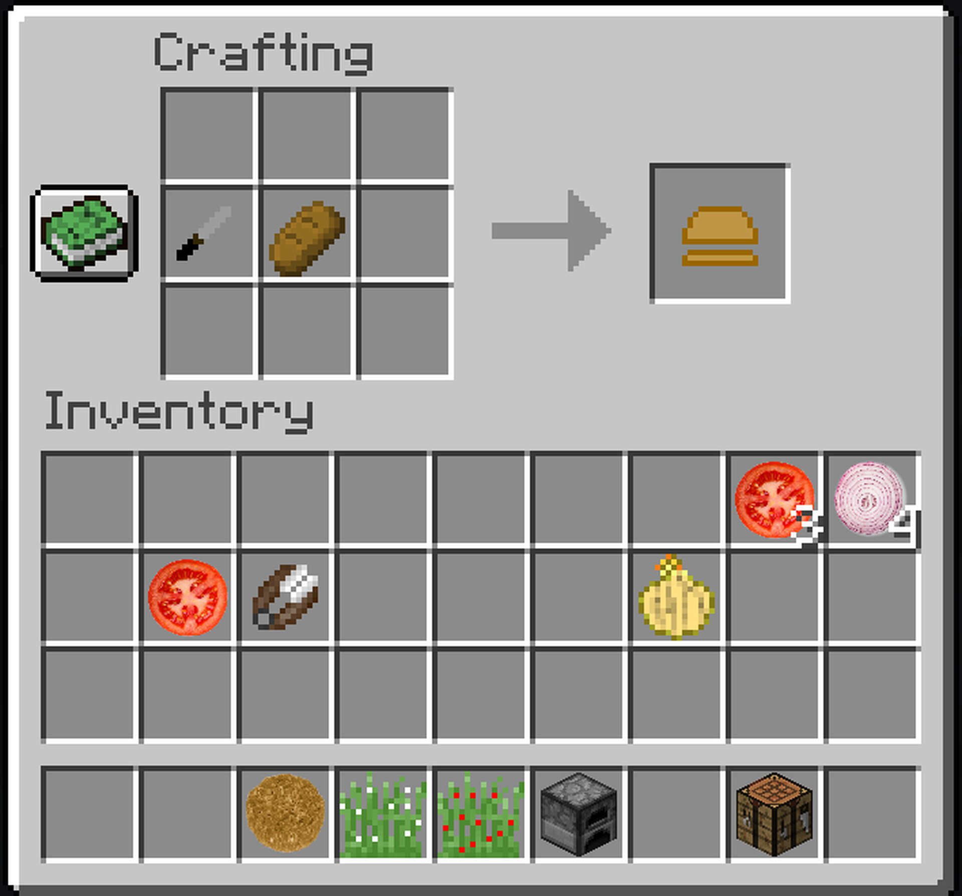Burger Mod! - 1.12.2 Minecraft Mod