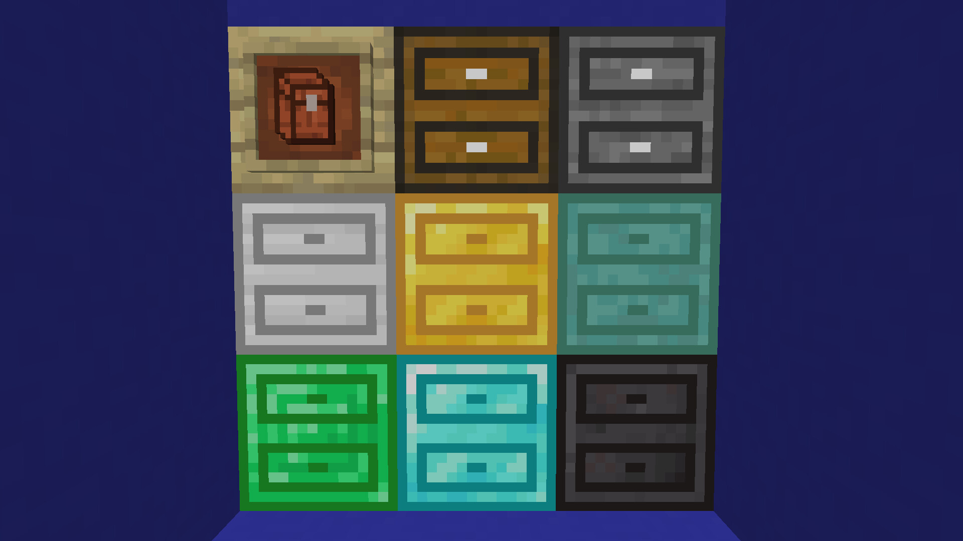Drawers Minecraft Mod