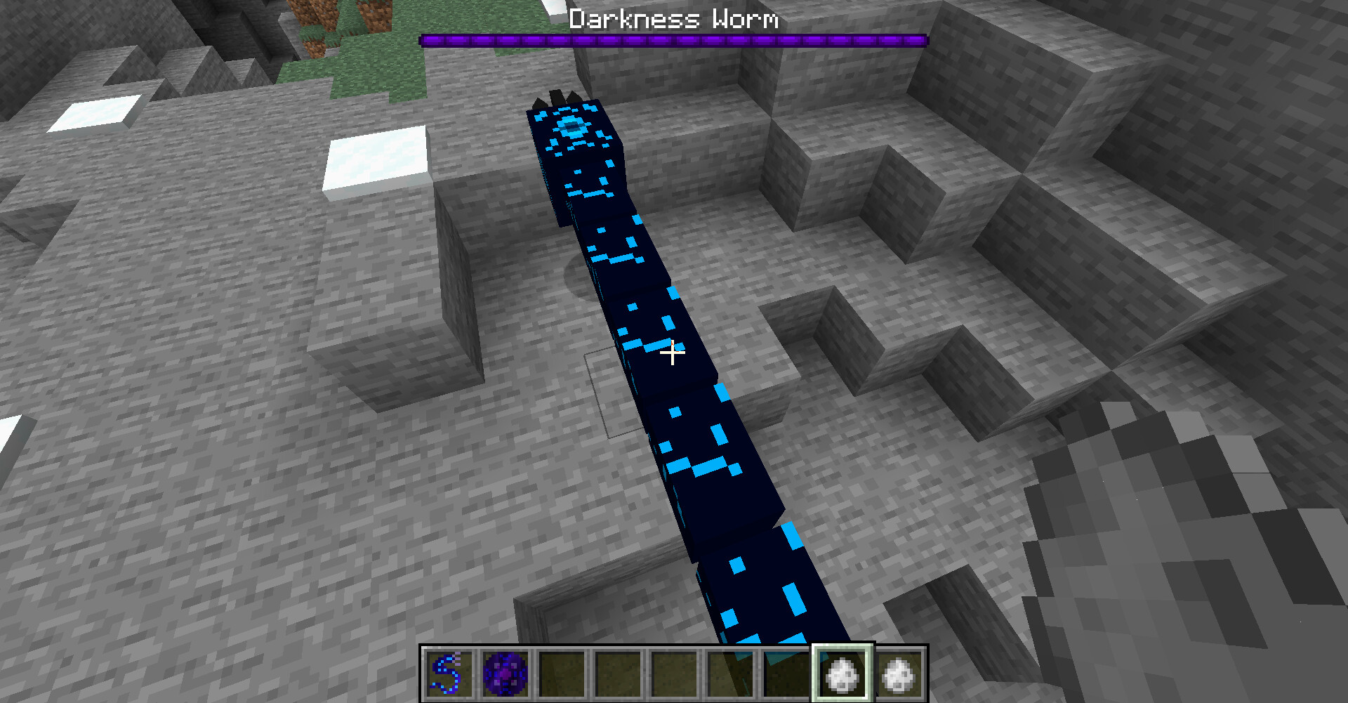 Darkness Worm Boss Minecraft Mod