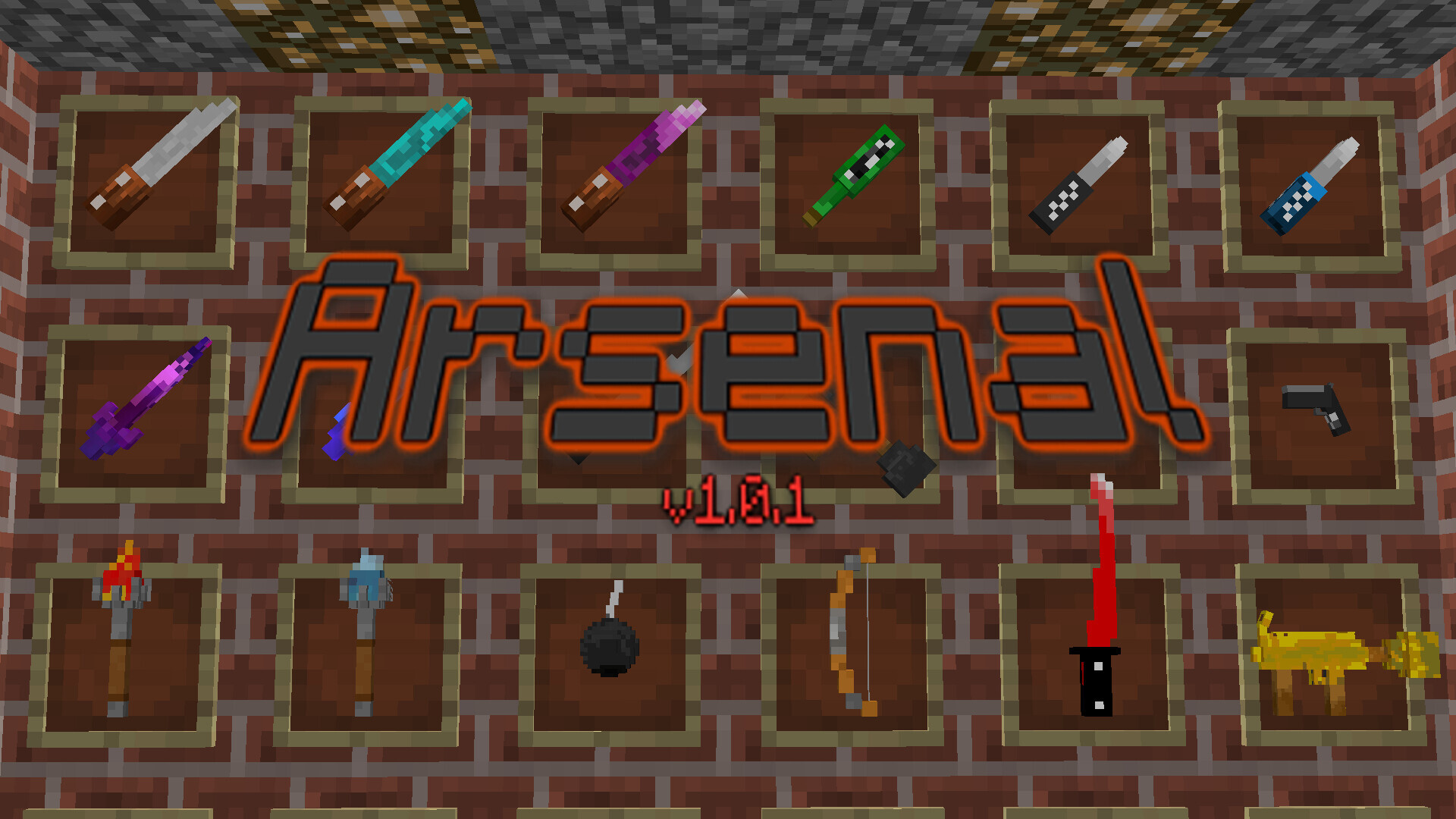 Arsenal (v1.3.0) (Also final Message) Minecraft Mod