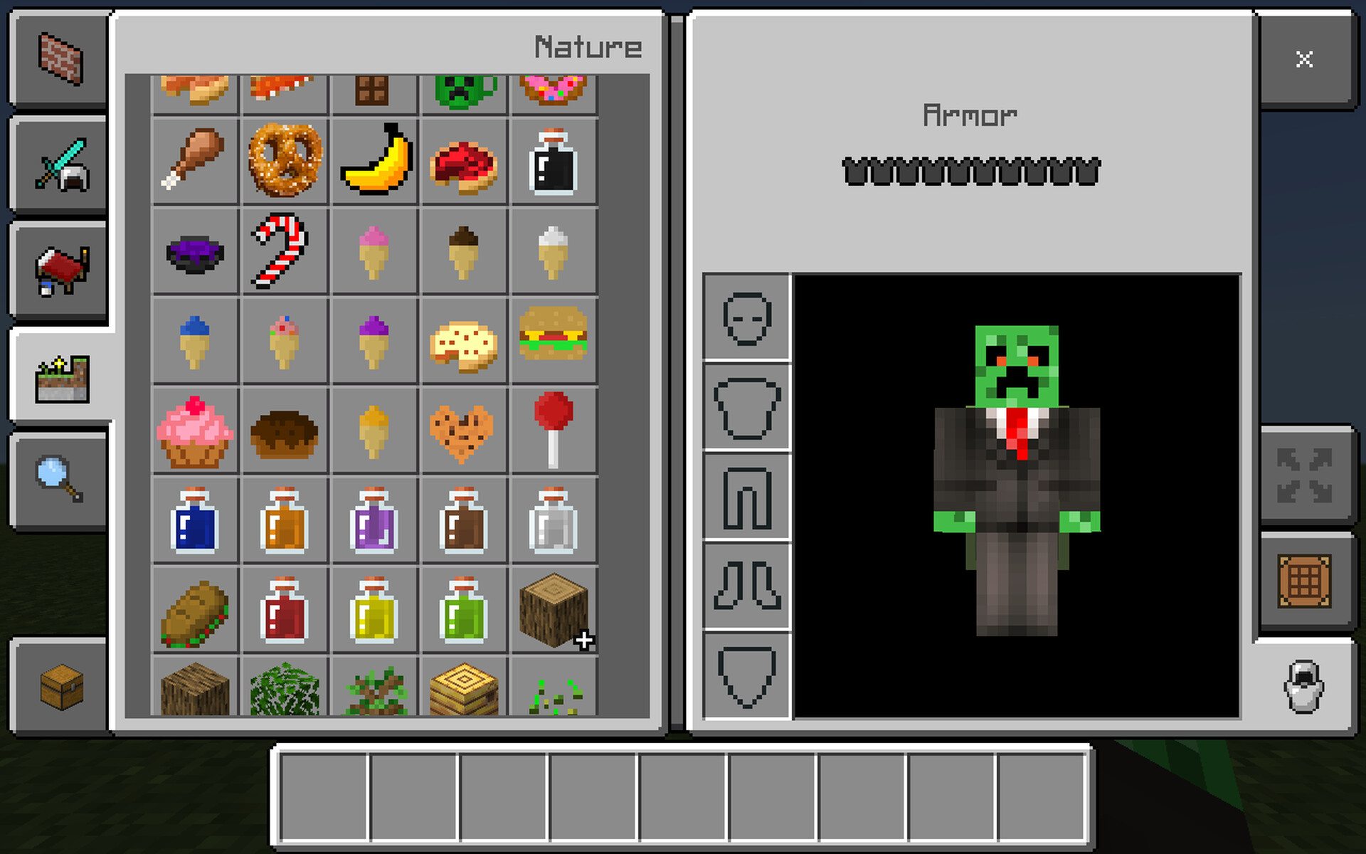 Dark Foods Add on by darkmazeblox.[bedrock edition]. Minecraft Mod