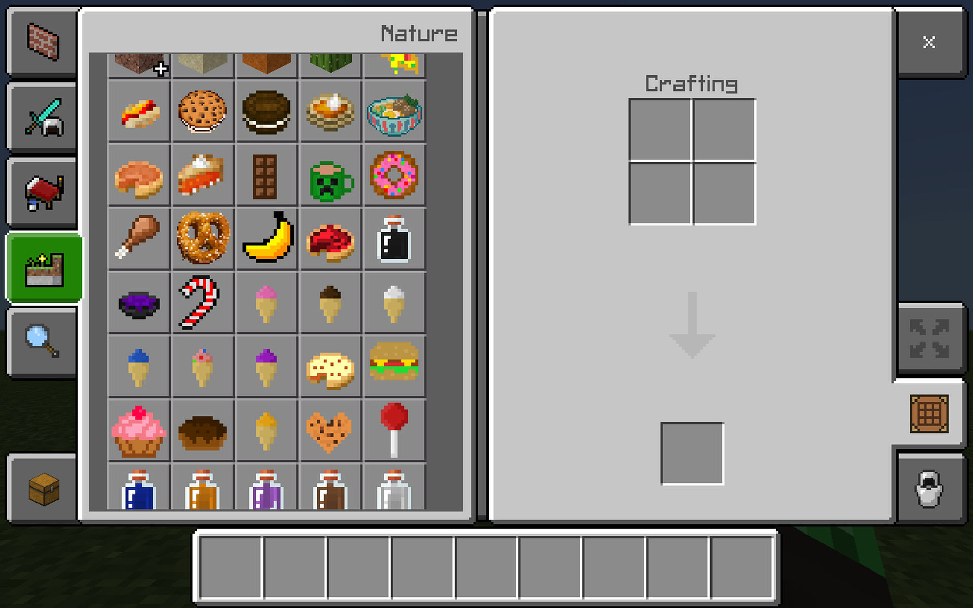 Dark Foods Add on by darkmazeblox.[bedrock edition]. Minecraft Mod