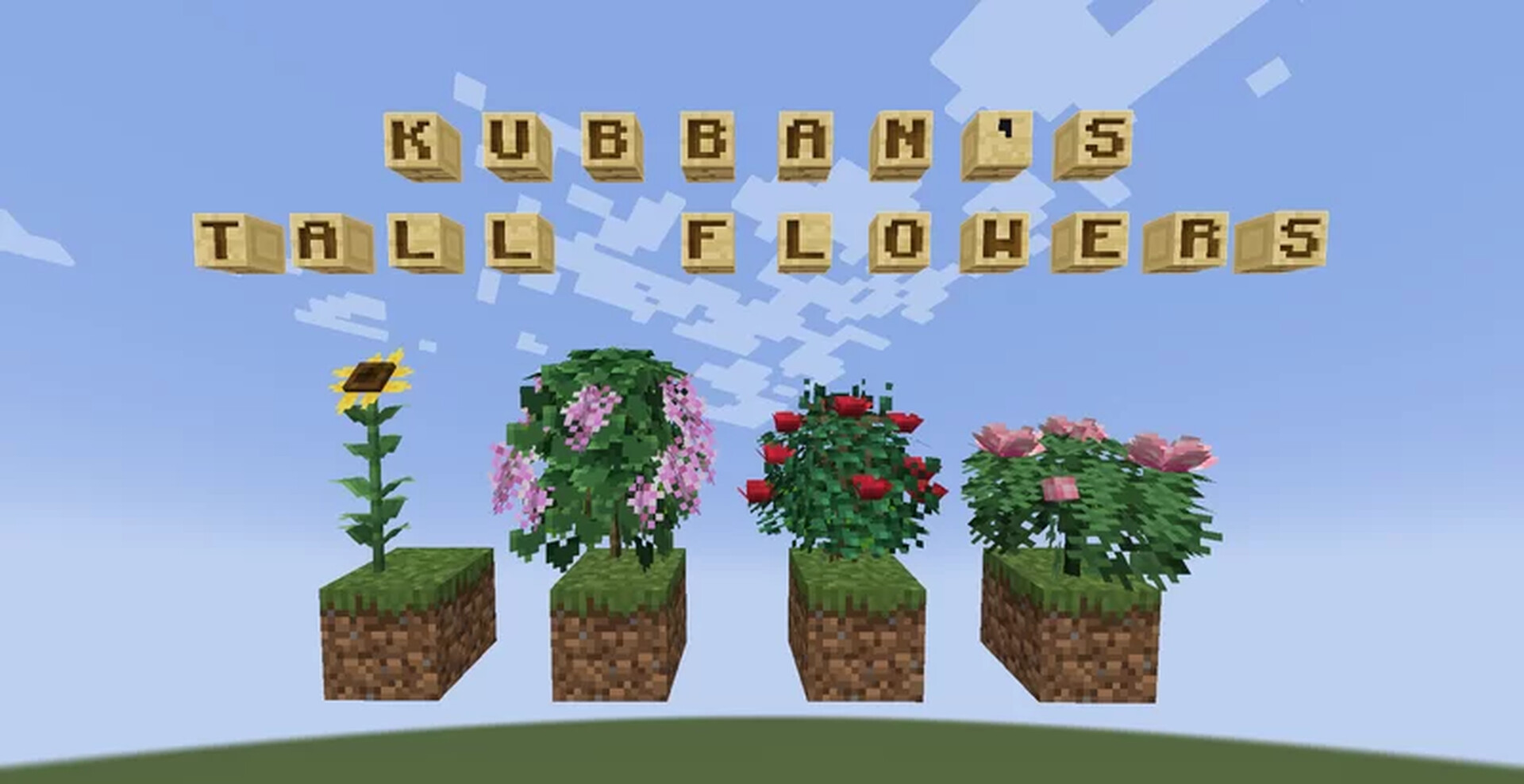[Bedrock] Kubban's Tall Flowers Official Port Minecraft Mod