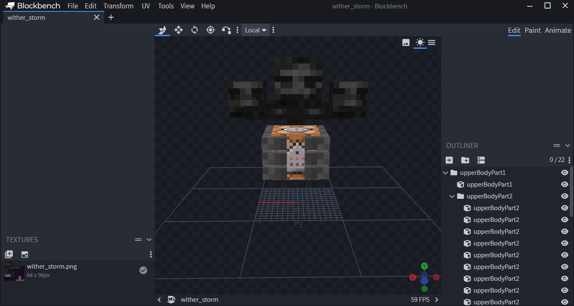 Wither Storm Primary Models (Custom) Minecraft Mod