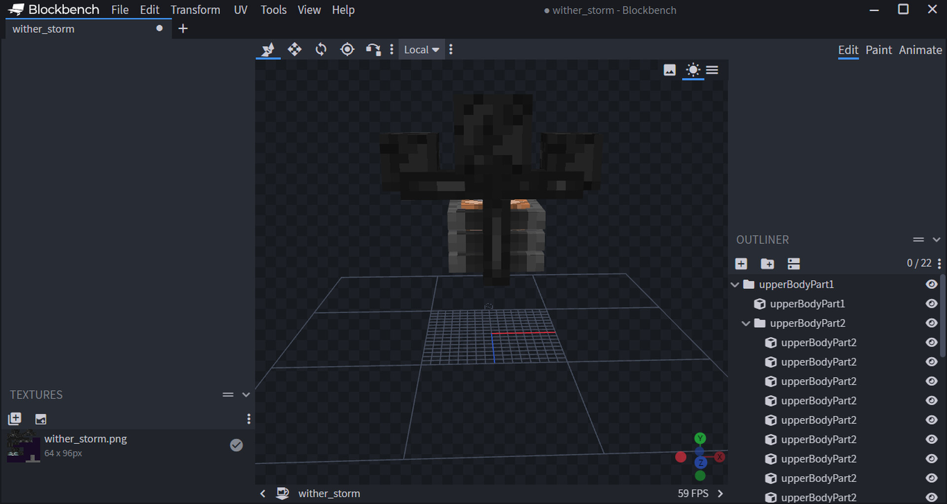 Wither Storm Primary Models (Custom) Minecraft Mod