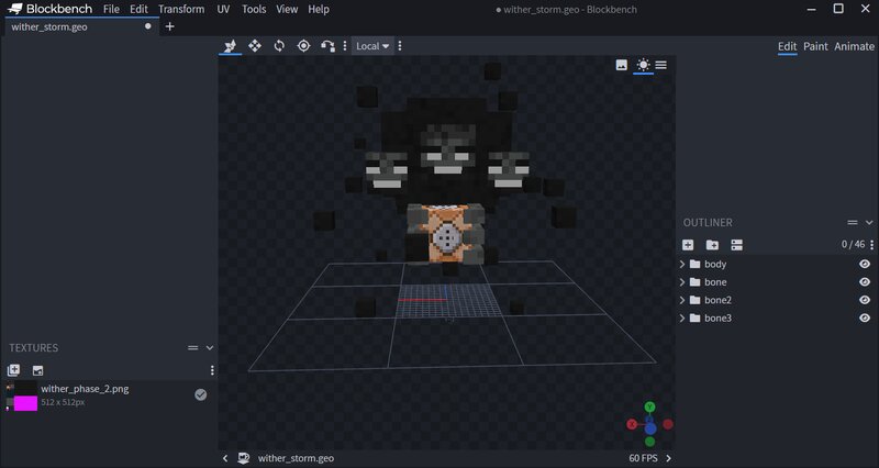 Wither Storm Primary Models (Custom) Minecraft Mod