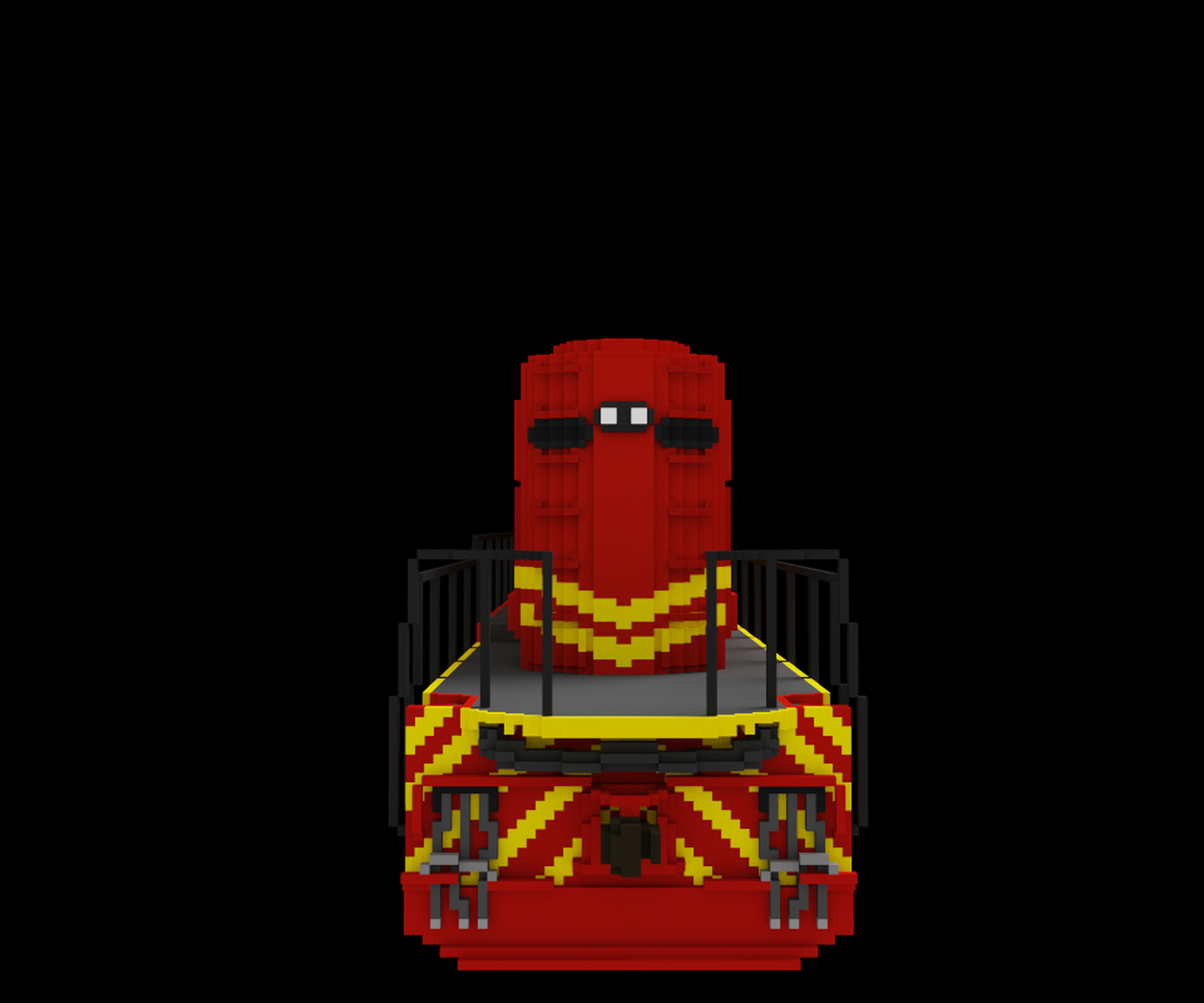 EMD SD40-2 Diesel Locomotive (Voxel Model for Immersive railroading mod ...