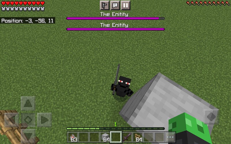 The Entity add-on by darkmazeblox[bedrock edition]. Minecraft Mod
