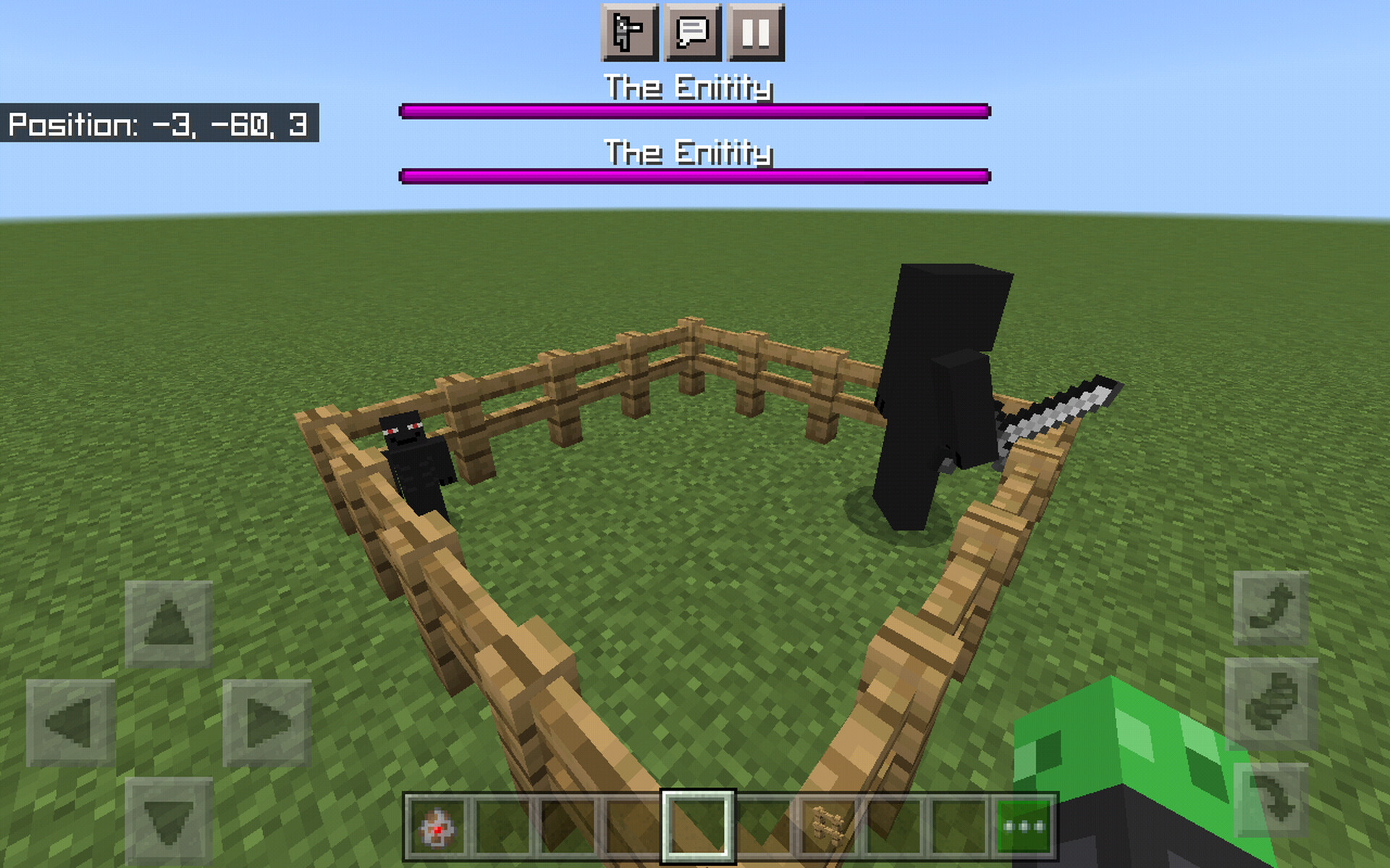 The Entity add-on by darkmazeblox[bedrock edition]. Minecraft Mod