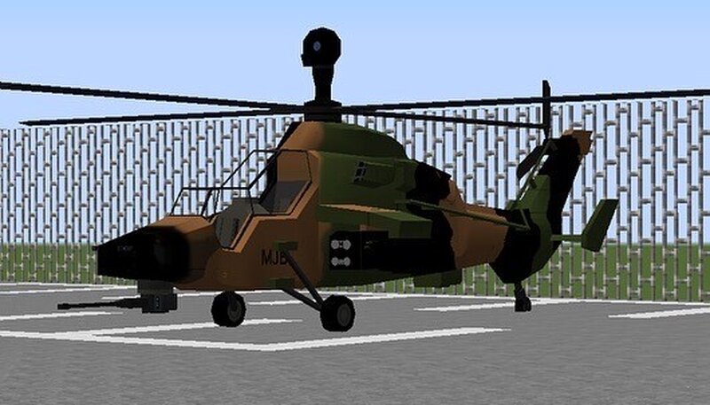 MCHeli French package 1st Version Minecraft Mod