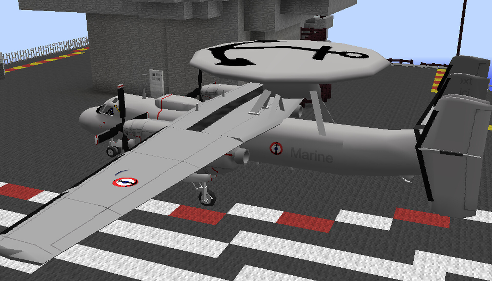 MCHeli French package 1st Version Minecraft Mod