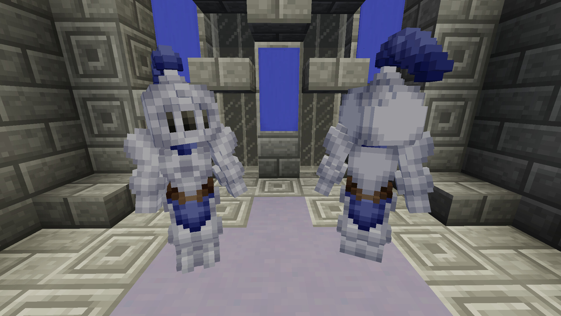 -Medieval Fantasy Themed Armour Set 1 Female- Minecraft Mod