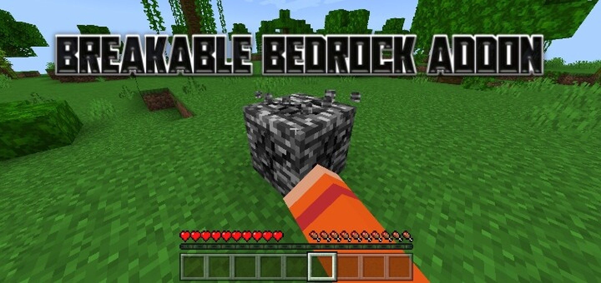 Breakable Bedrock Addon Minecraft Mod