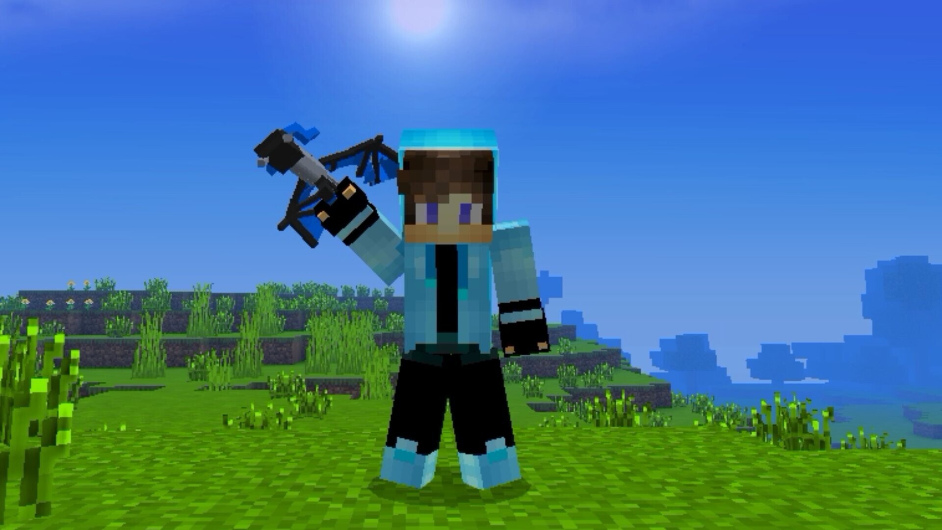 ADDON EMOTE EVO GUN MCPE FULL | EMOTE FREE FIRE NEW UPDATE!!! Minecraft Mod