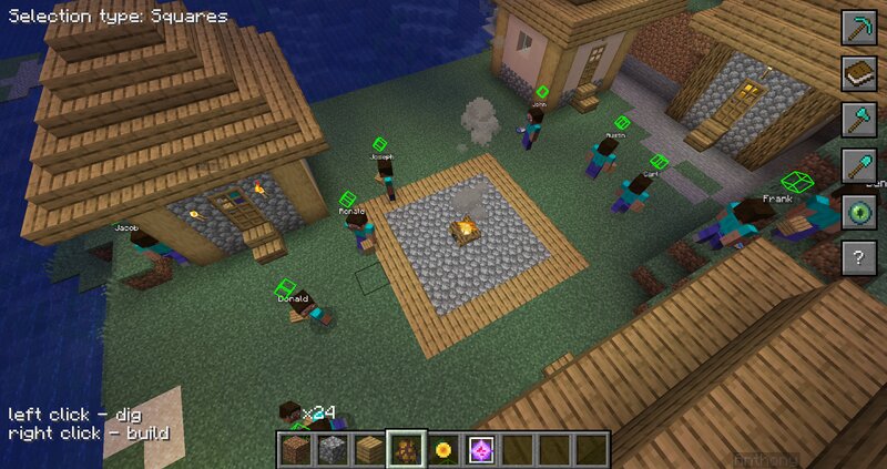 MineFortress - Real-Time Strategy mod for Minecraft Minecraft Mod