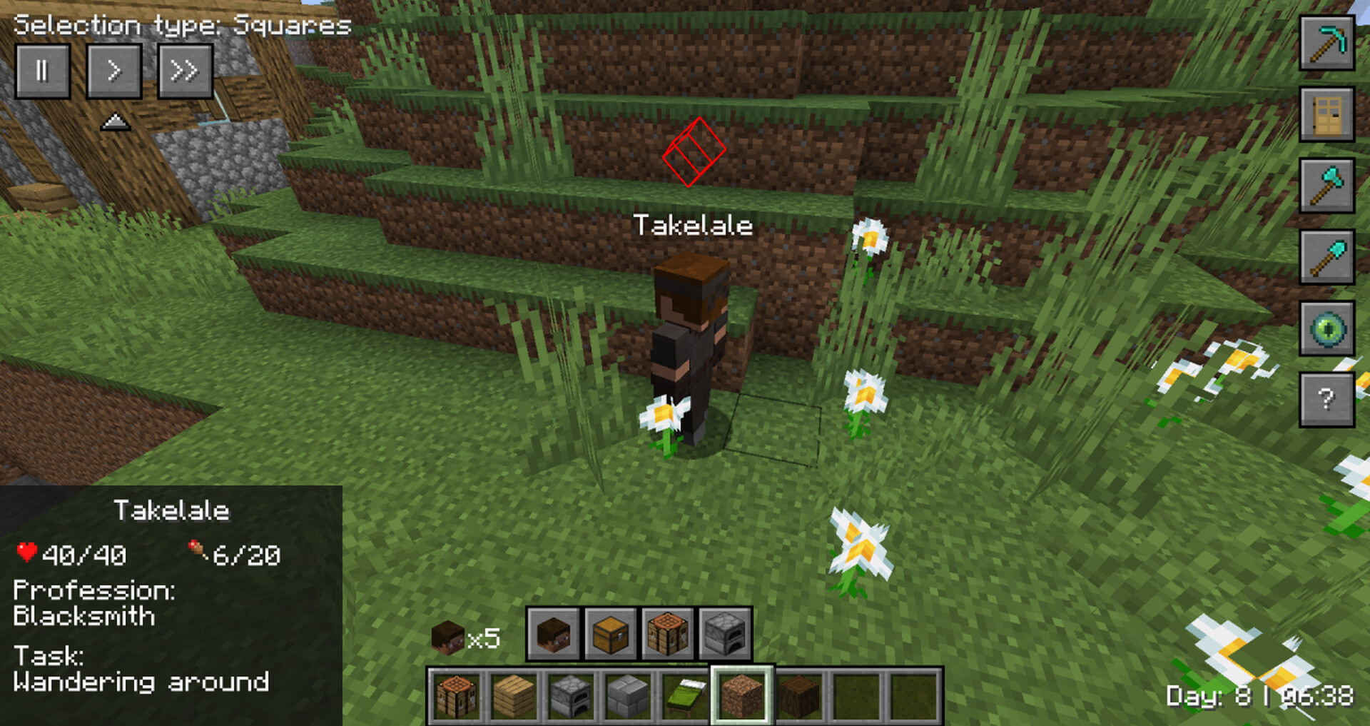 MineFortress - Real-Time Strategy mod for Minecraft Minecraft Mod