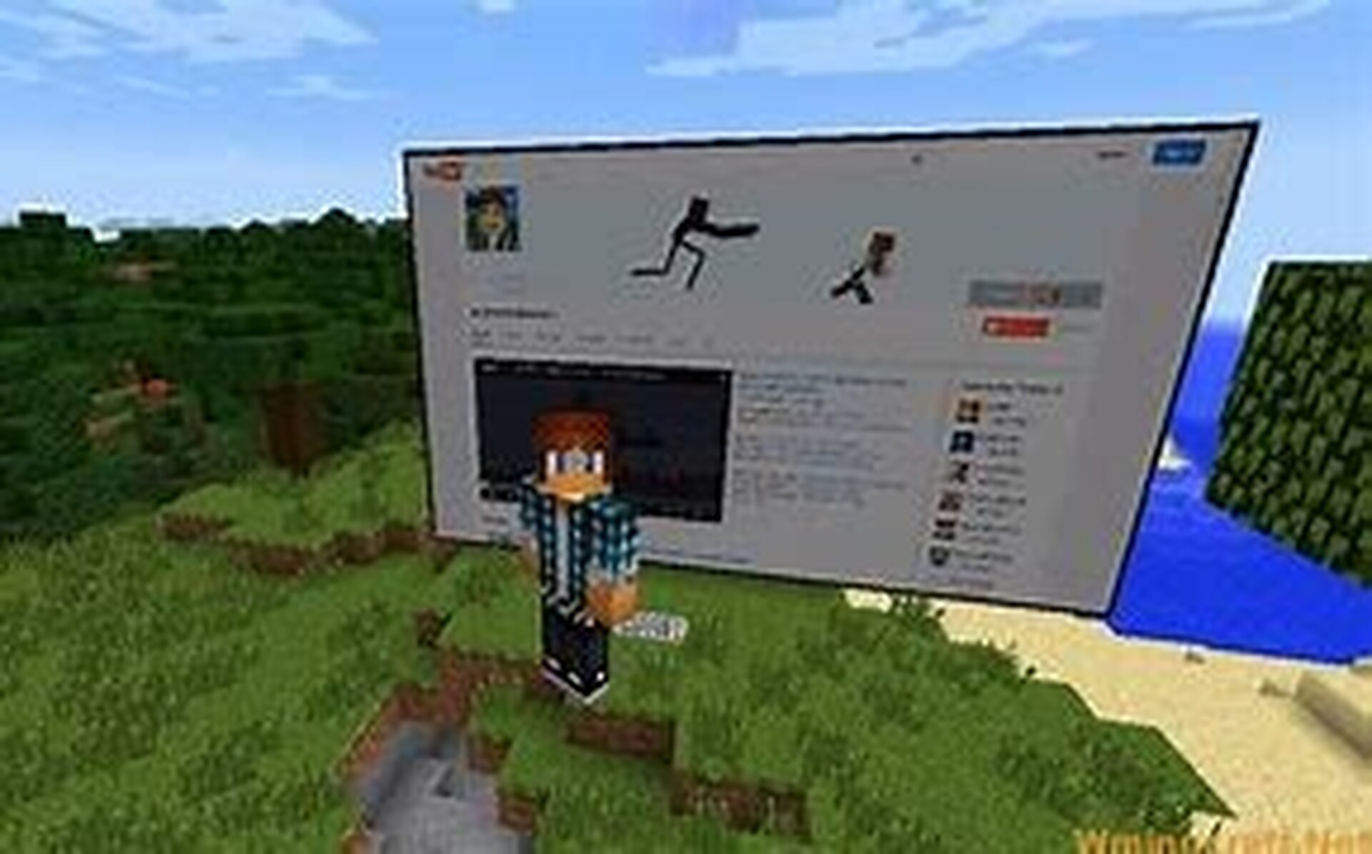 Web browser 1.12.2 Minecraft Mod