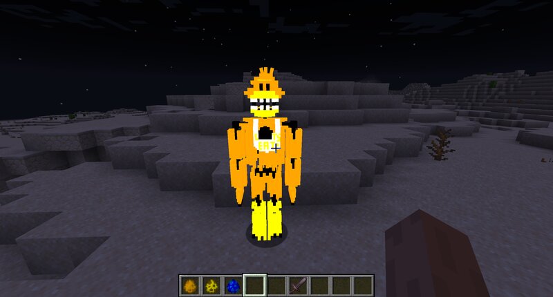 fnaf 4 java the last update BETA 1! Minecraft Mod