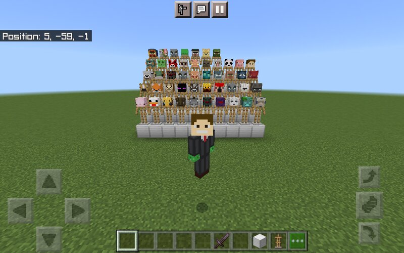 Mob head drop add-on by darkmazeblox.[bedrock edition] AdrianPlayzMc's ...