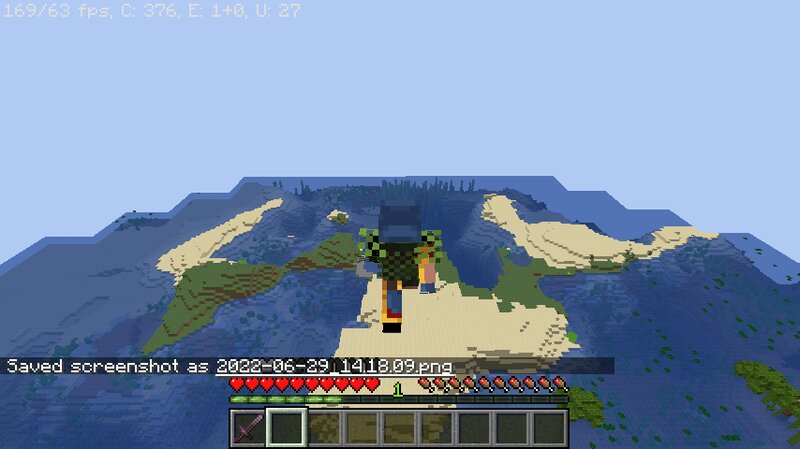 Parachute mod for forge 1.18.2 Minecraft Mod