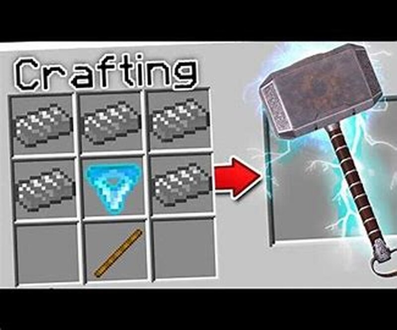 Thunder Hammer!!! Minecraft Mod