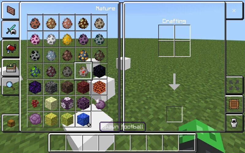 Football add-on by darkmazeblox[bedrock edition ] Minecraft Mod