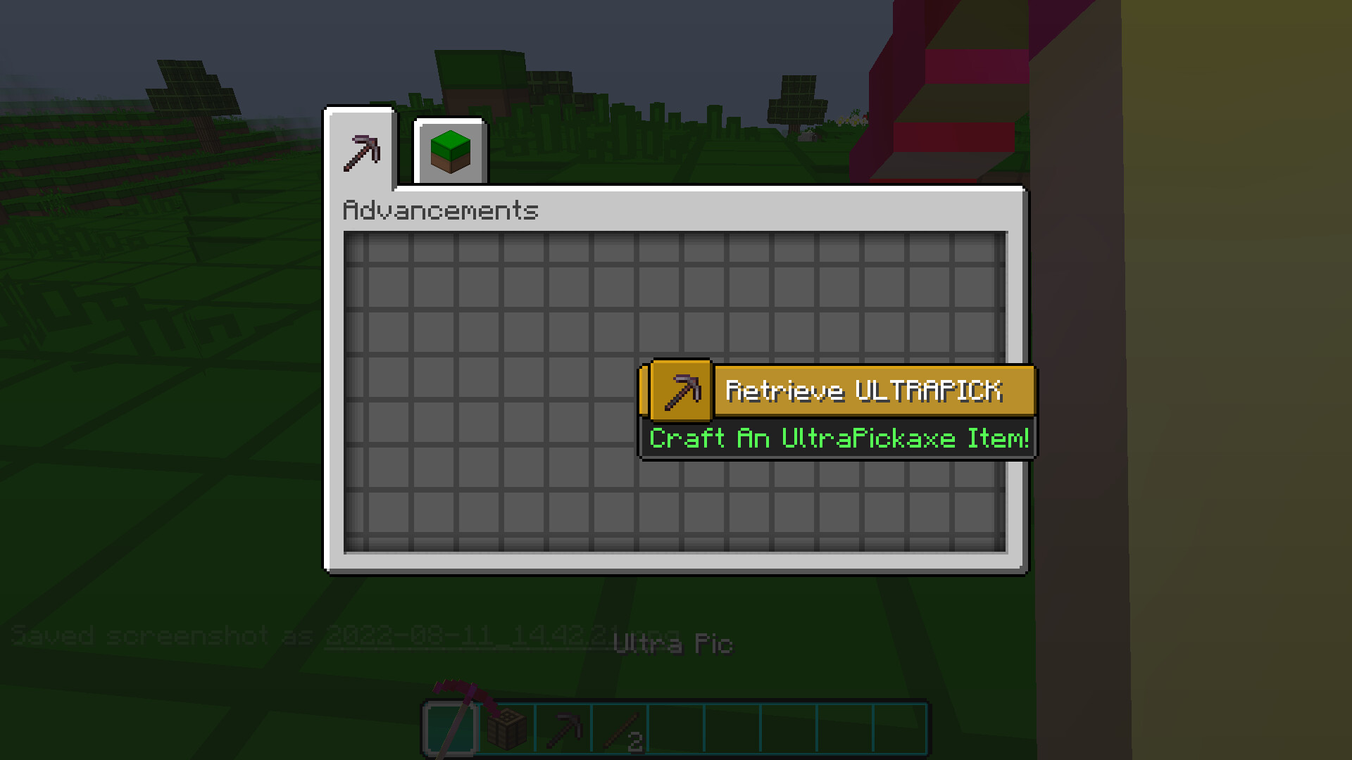 Ultra Pickaxe Item 1.18.2 Minecraft Mod