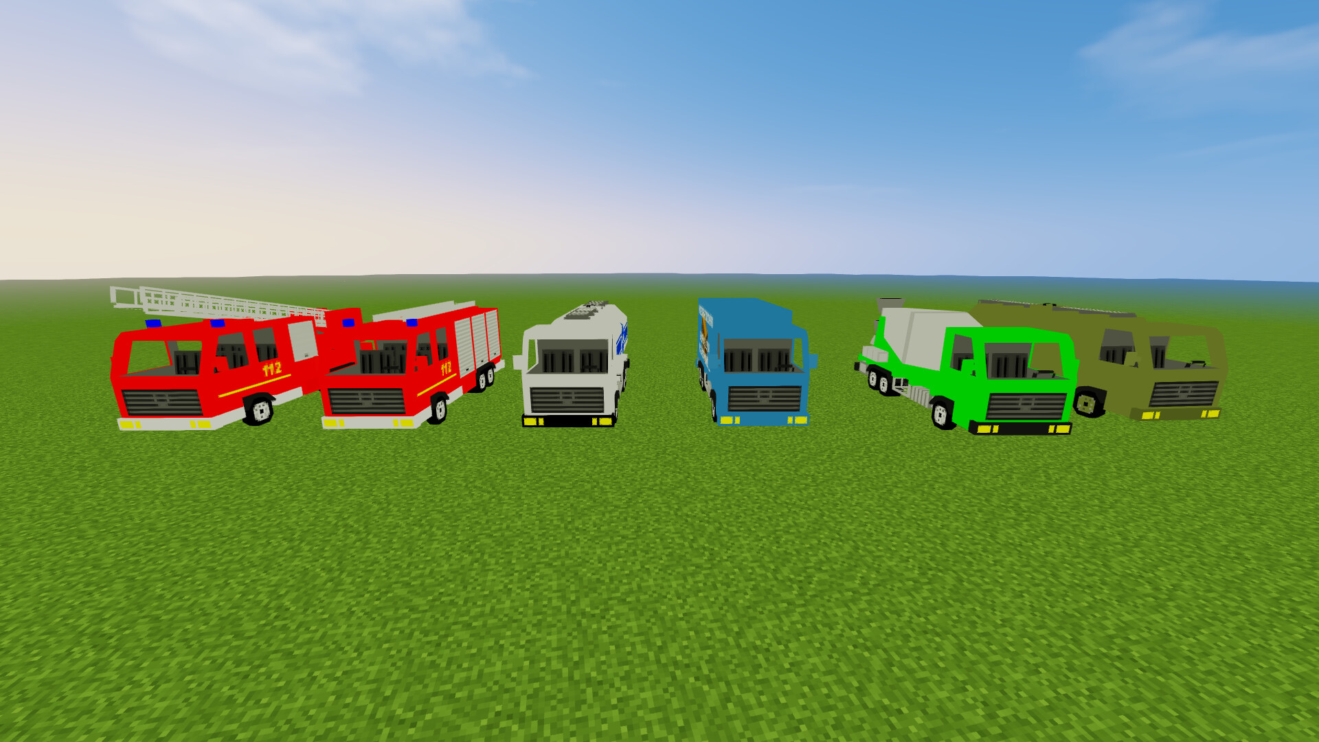 [Flan's] Manus civil content pack port for 1.12.2 Minecraft Mod