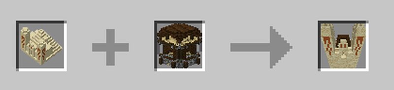 Merge structres Minecraft Mod