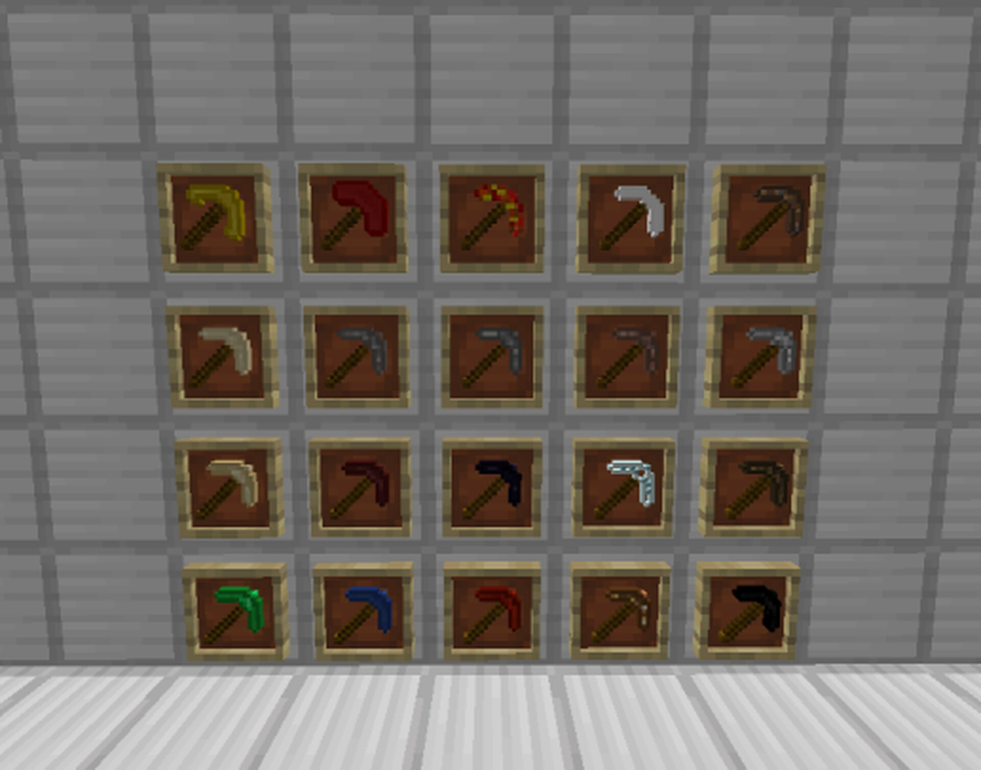 More Pickaxe v1 1.17-1.18.1 (20 new pickaxe) Minecraft Mod