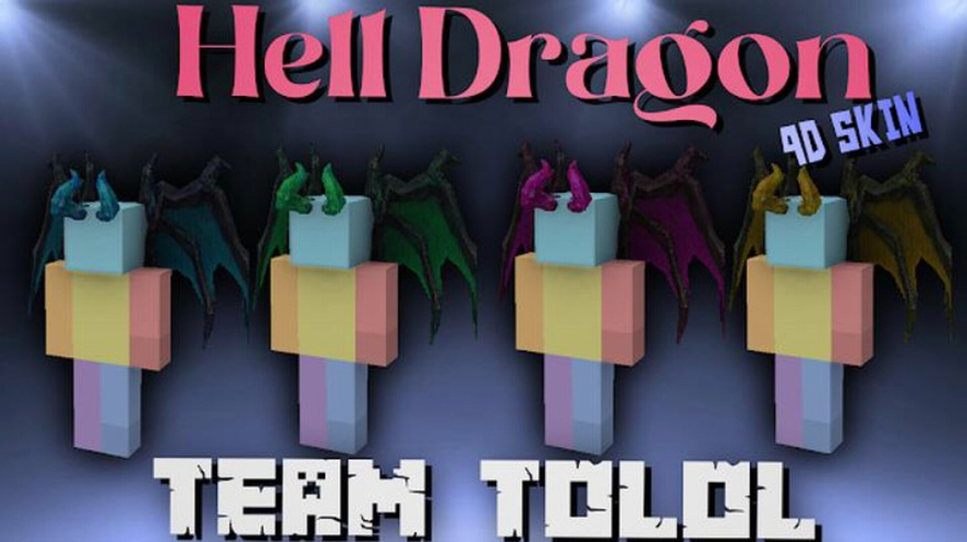 Hell dragon 4d armor Minecraft Mod